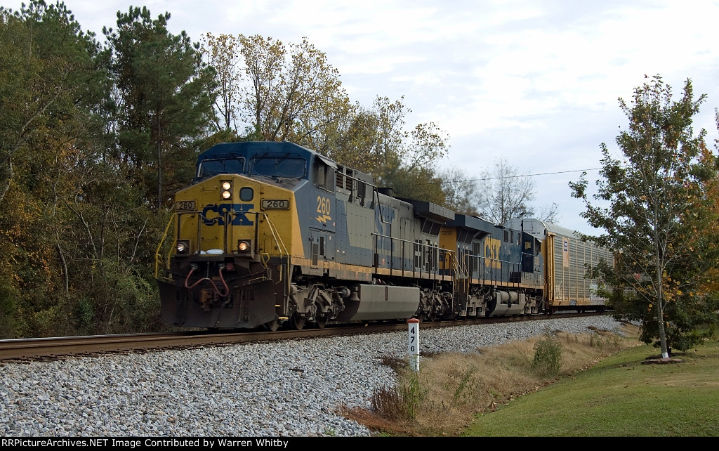 CSX Q282 at South Elmore